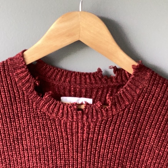 pistola | Sweaters | Nwt Pistola Eva Distressed Pullover | Poshmark
